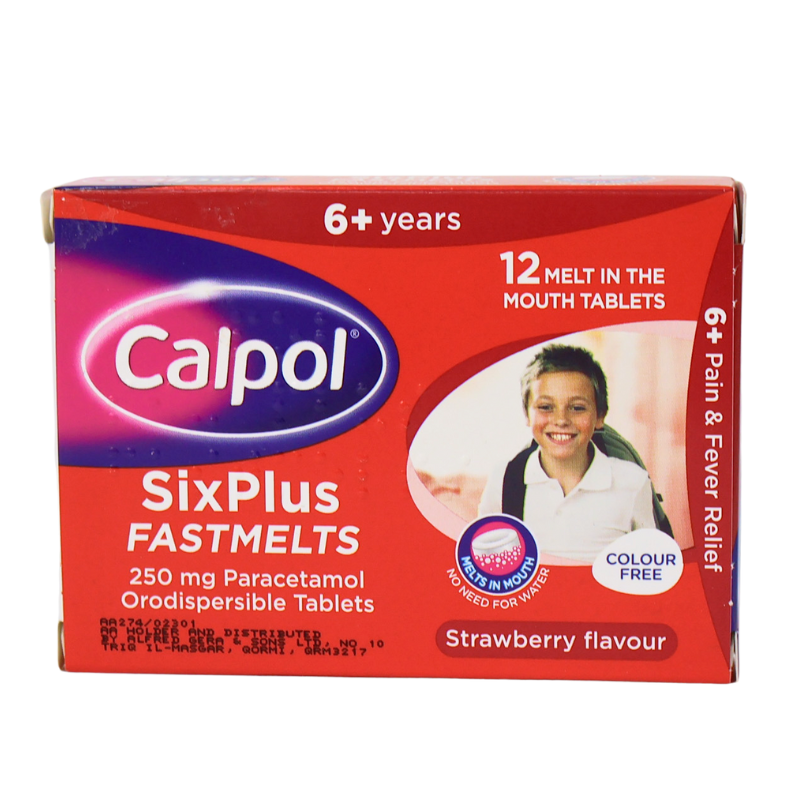 Calpol 6 Plus Fastmelts – Dosage by Age & Ingredients – Botika