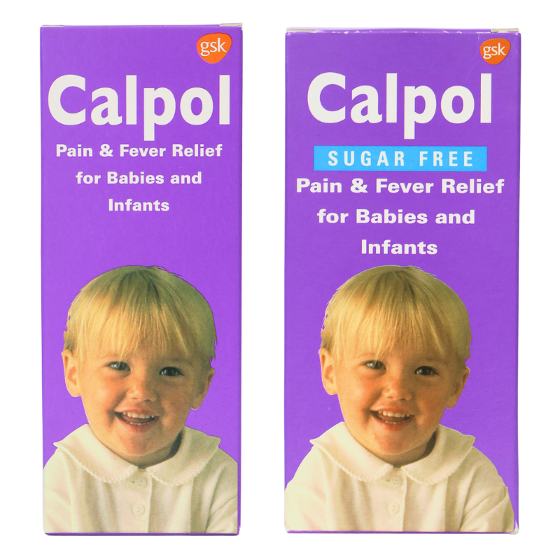 Calpol Infant Syrup – Sugar Free & Regular Ingredients and Dosage – Botika