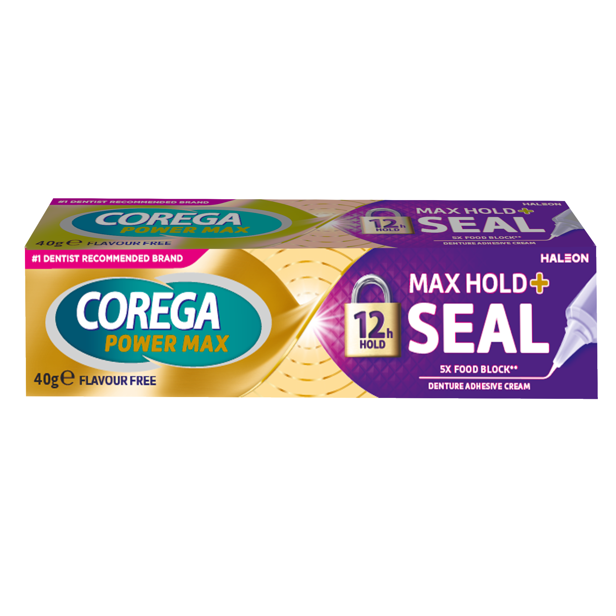 Corega Max Hold + Seal Denture Fixative Cream 40G – Botika