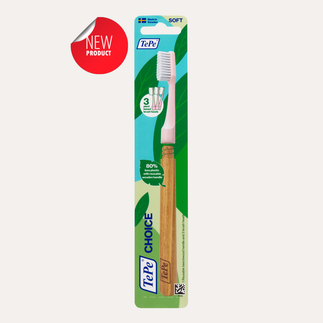 TePe Choice - Reusable wooden handle - Toothbrush – Botika
